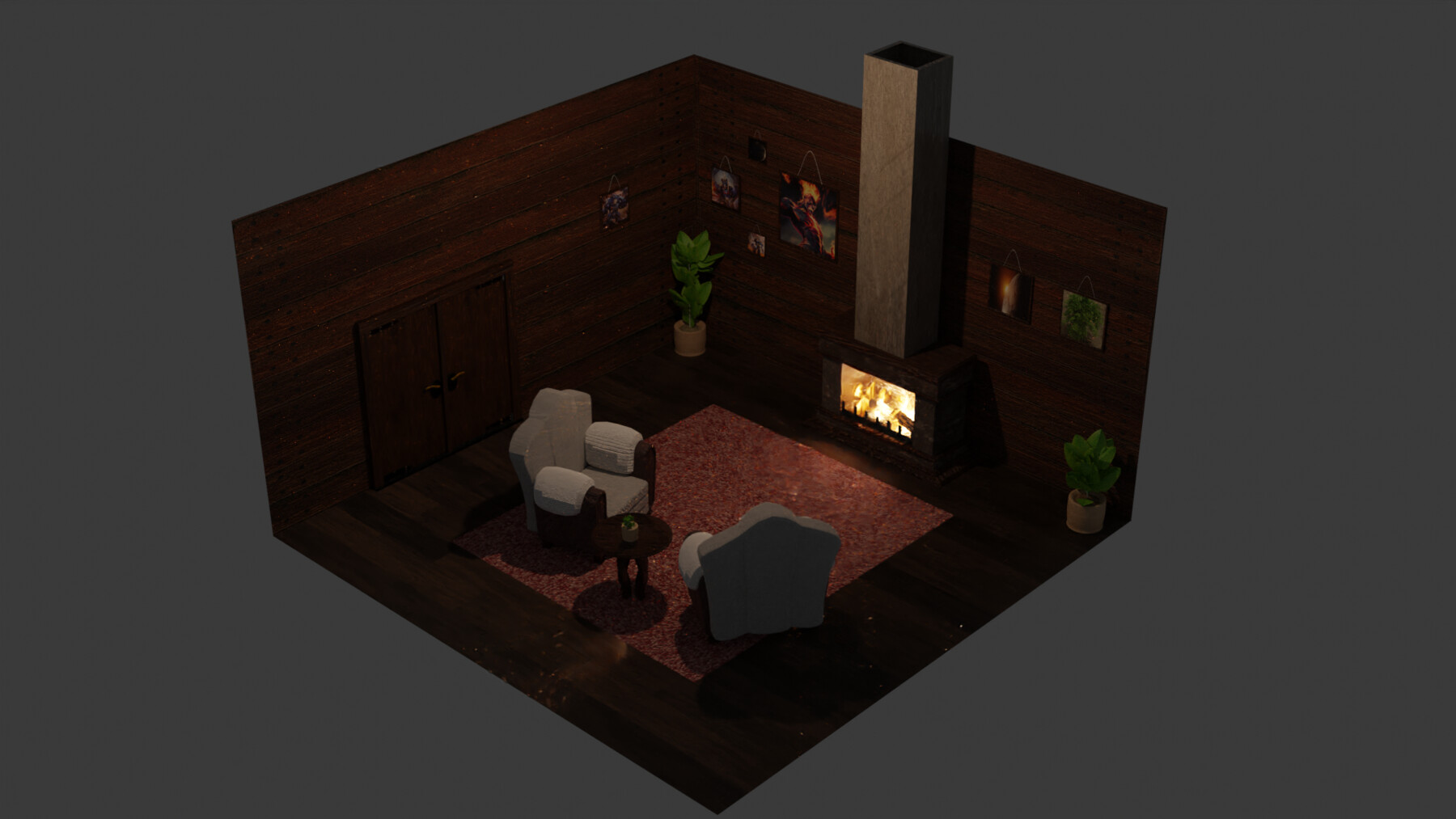 ArtStation - Little Room 3D Modell | Resources