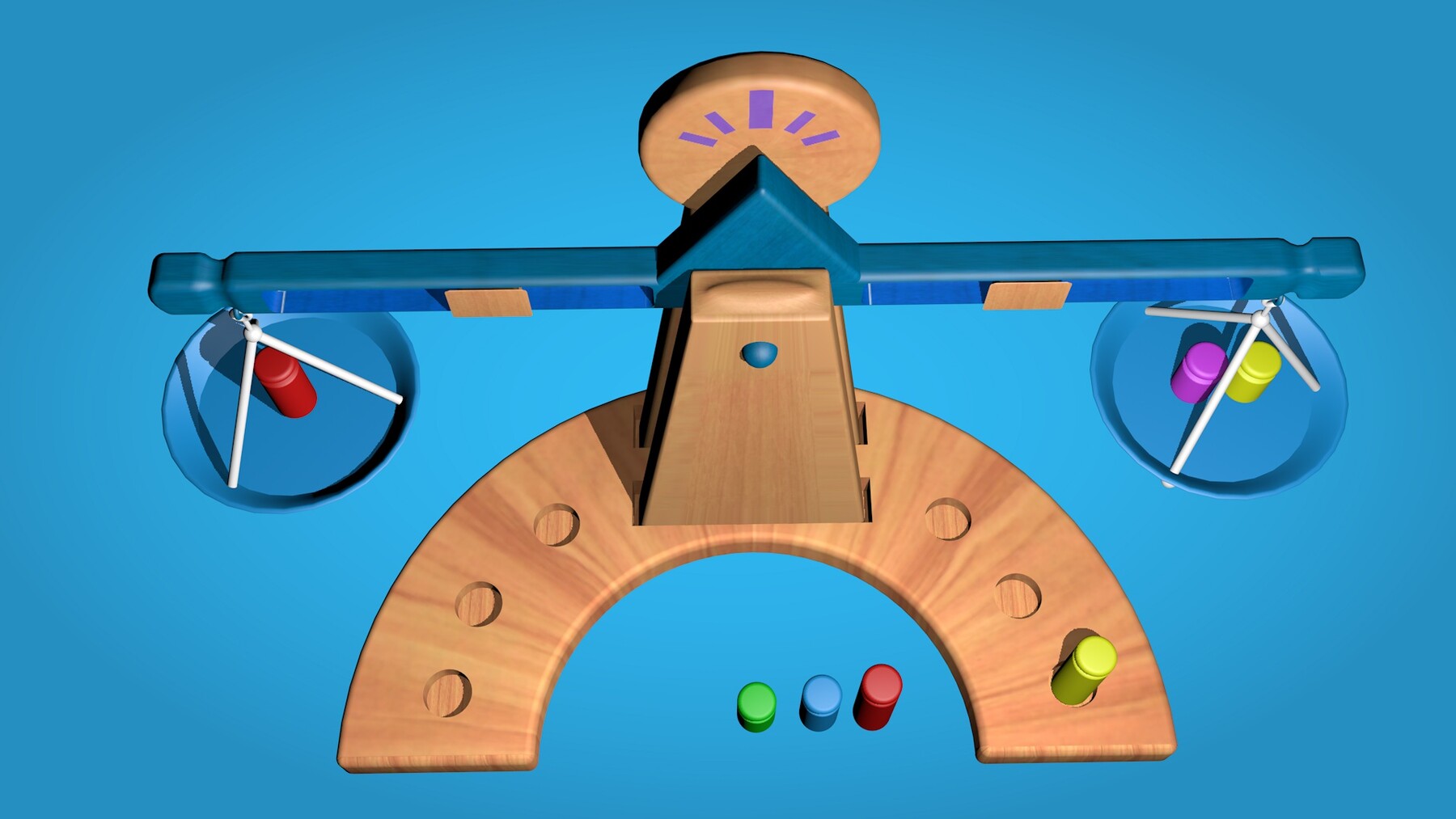 ArtStation - Wooden Balance toy | Resources