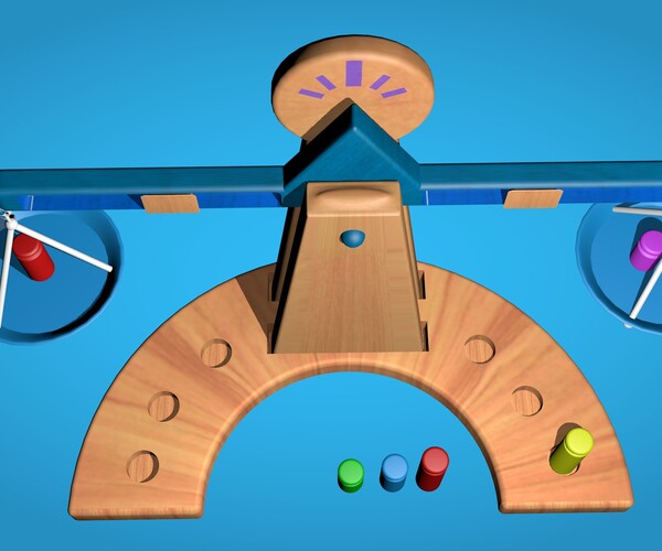 ArtStation - Wooden Balance toy | Resources