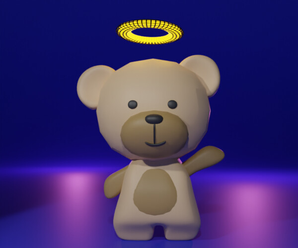 ArtStation - Tedy Bear (Modelling and Texturing) | Resources