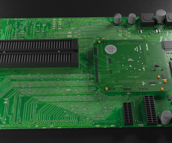 ArtStation - Circuit Board 3d model | Game Assets