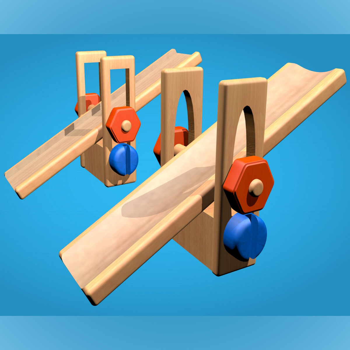 ArtStation - Wooden Swing kids toy | Resources