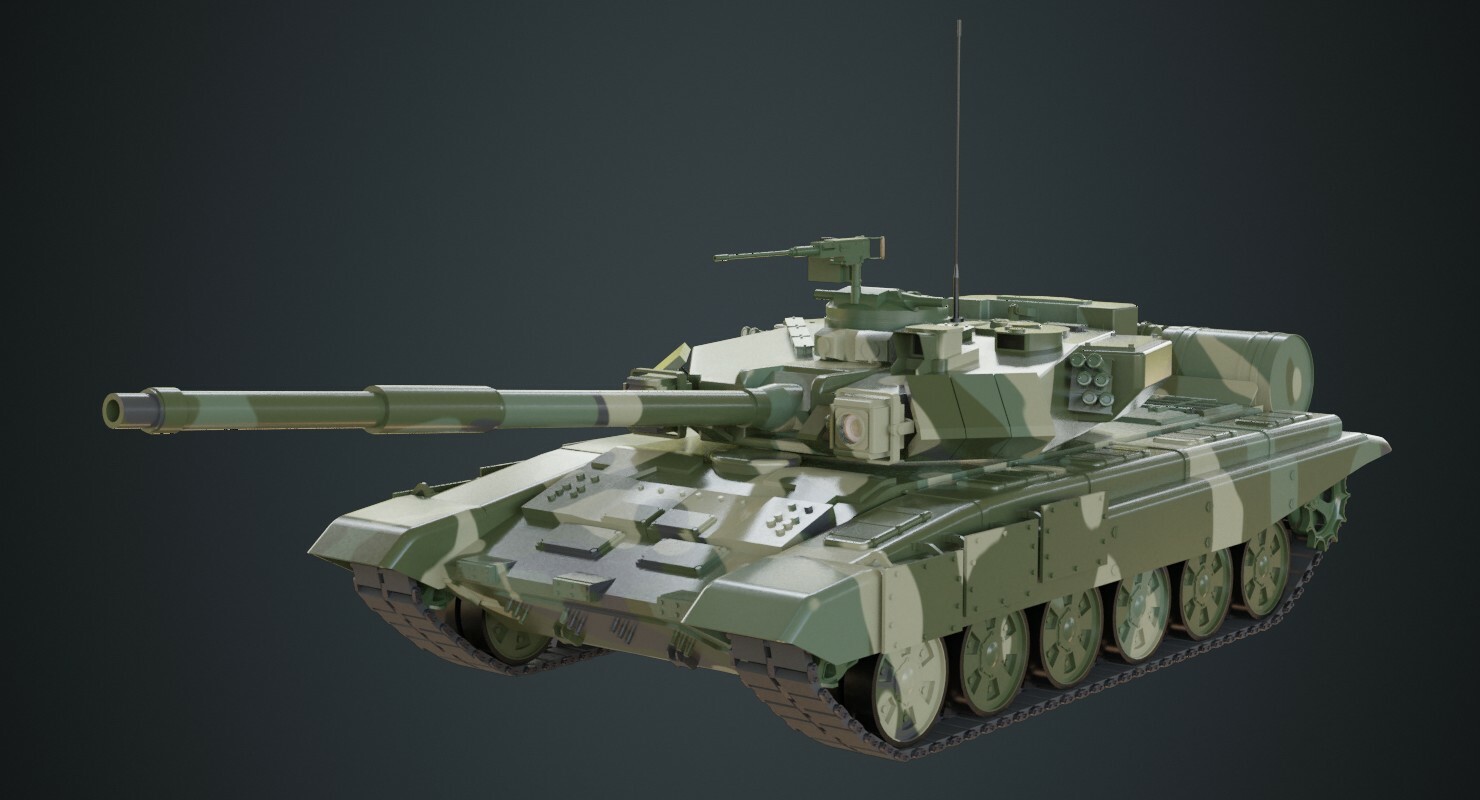 ArtStation - Tank 1A | Game Assets