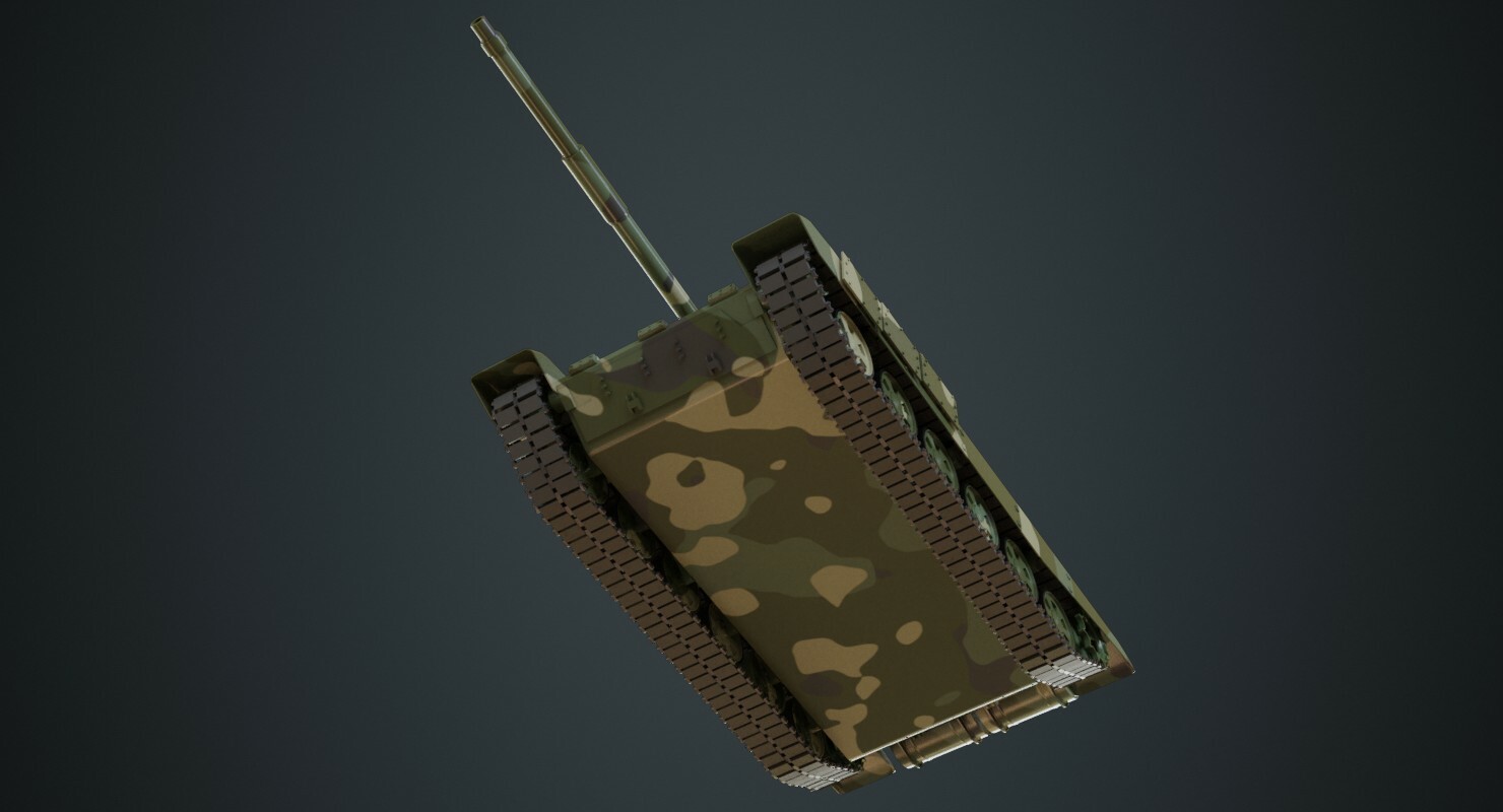 ArtStation - Tank 1A | Game Assets