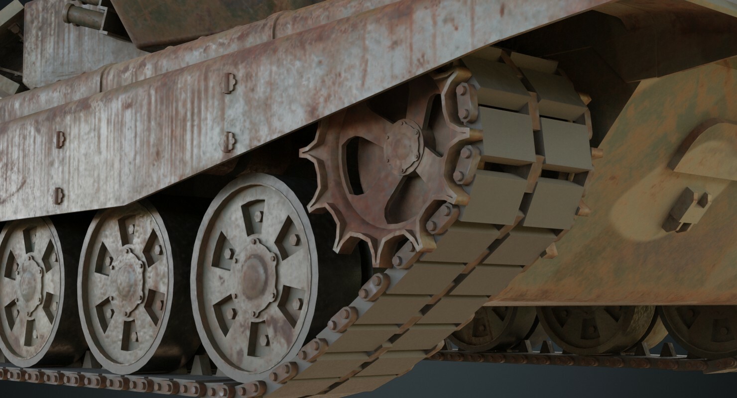 ArtStation - Tank 1C | Game Assets