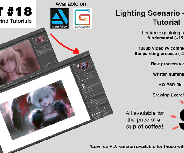 ArtStation - CGT #18: Lighting Scenario - Rimlight Tutorial | Tutorials