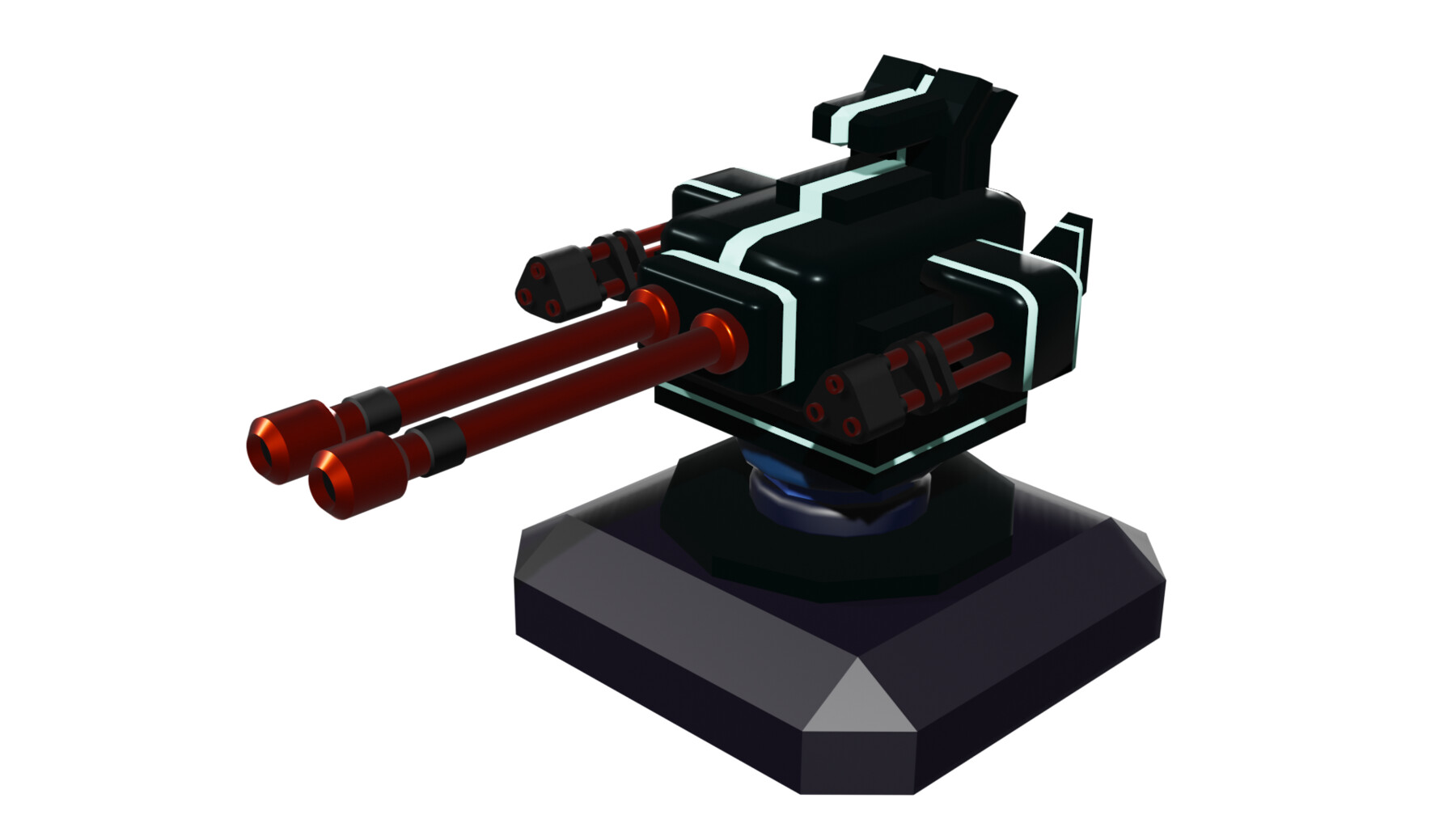 ArtStation - Great Gun Turret | Game Assets