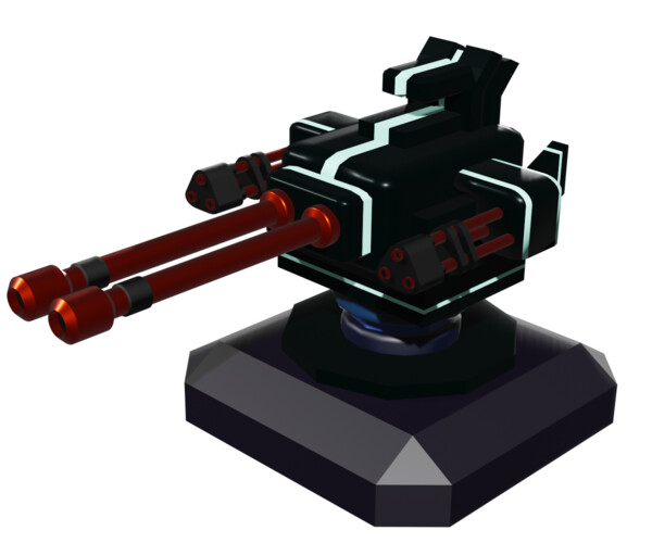 ArtStation - Great Gun Turret | Game Assets