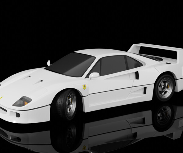 ArtStation - Ferrari F40 | Game Assets