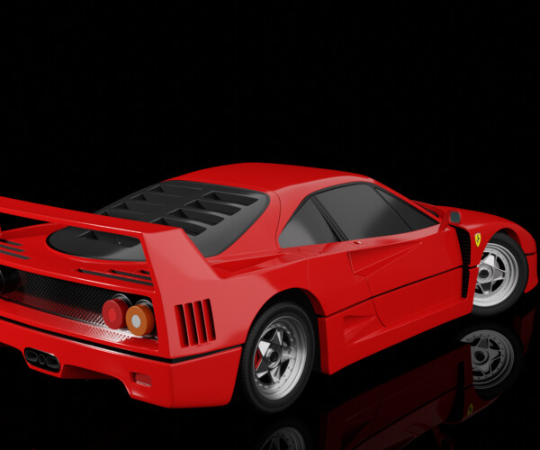 ArtStation - Ferrari F40 | Game Assets