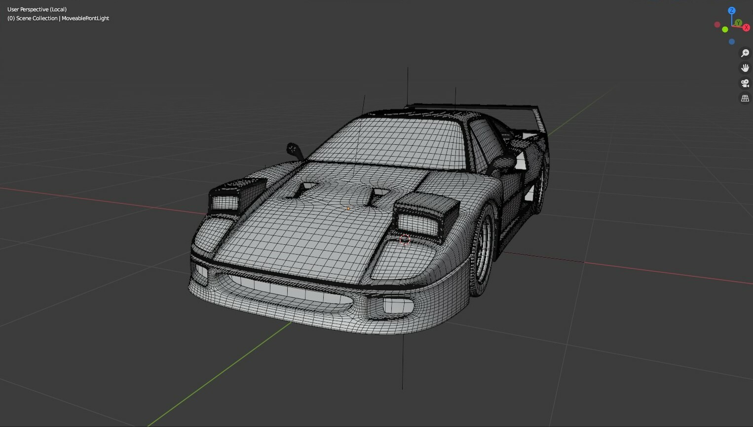 ArtStation - Ferrari F40 | Game Assets