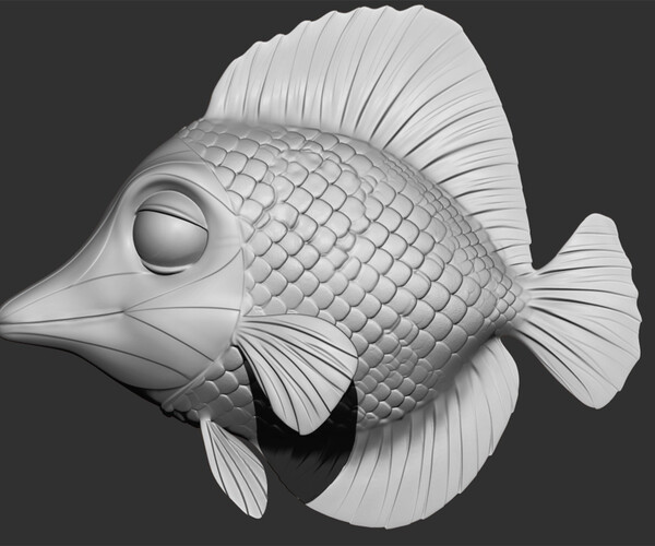 ArtStation - Fish 3d Print model | Resources