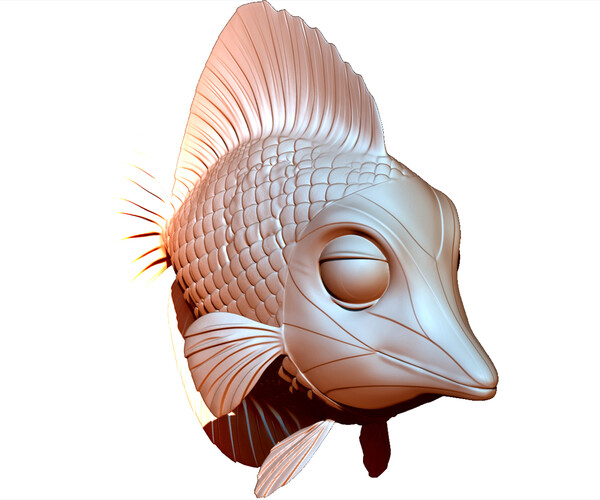 ArtStation - Fish 3d Print model | Resources