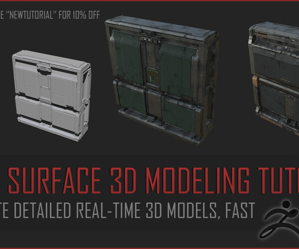 Artstation Hard Surface 3d Modeling Tutorial Tutorials