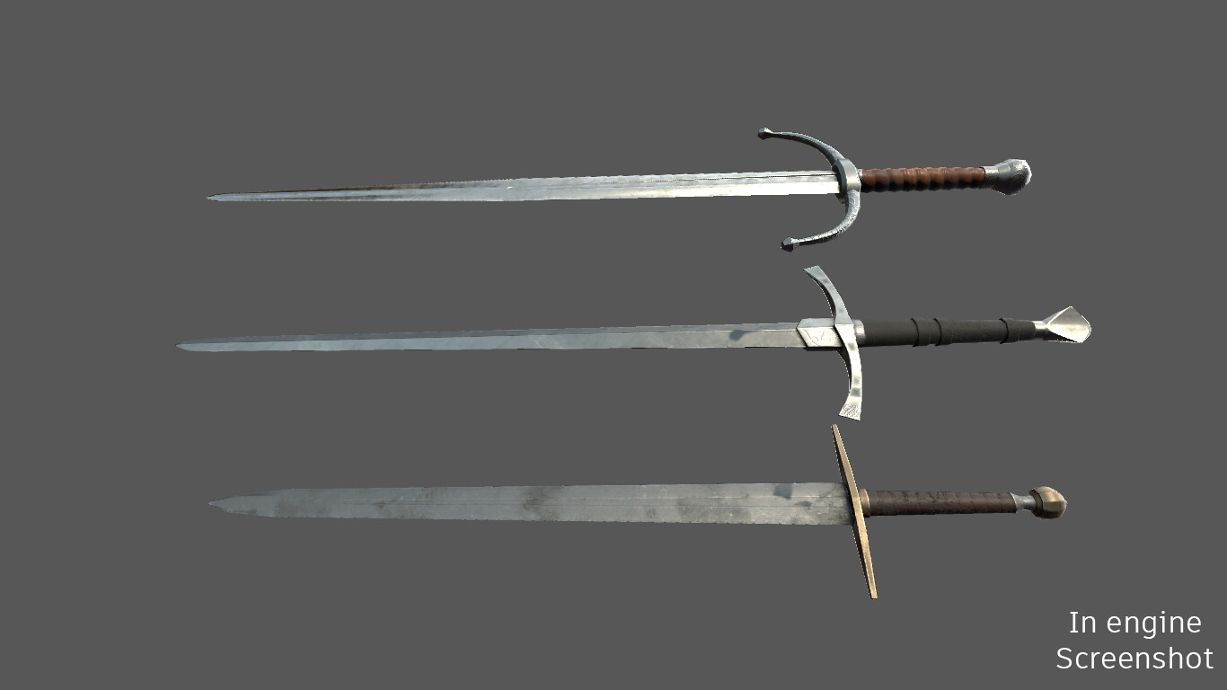 ArtStation - Medieval Weapons Collection - Swords | Game Assets