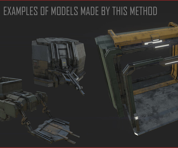 ArtStation - Hard Surface 3D Modeling Tutorial | Tutorials