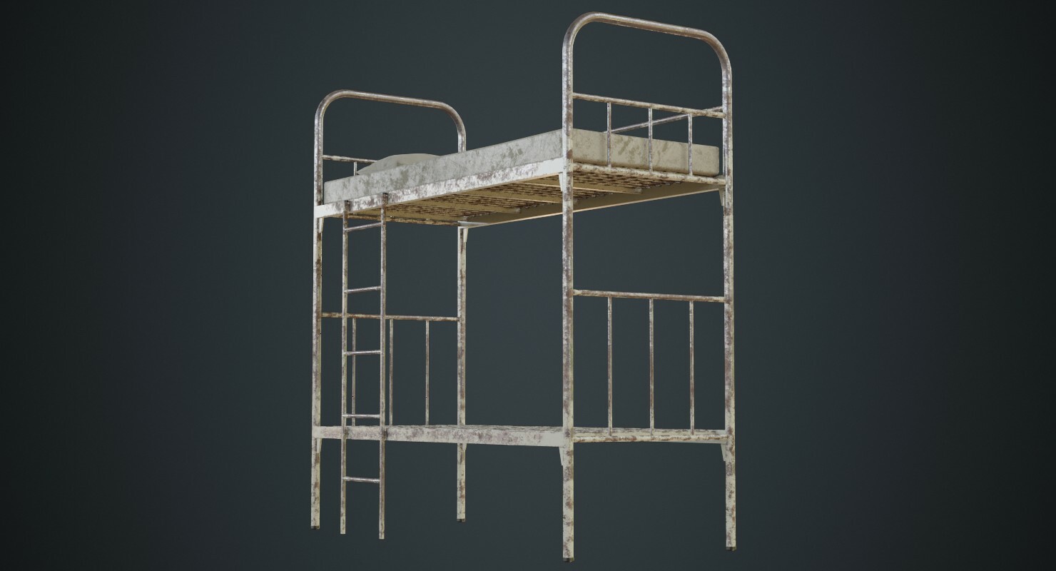ArtStation - Bunk Bed 2B | Game Assets