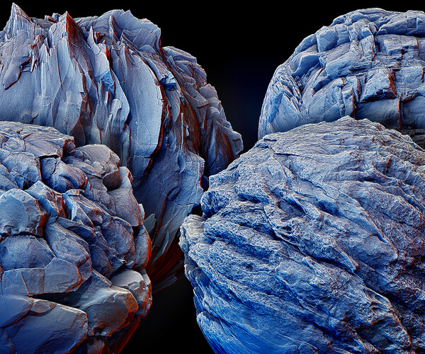 ArtStation - Ultra HQ Terrain / Rock Seamless Sculpt Zbrush brushes ...