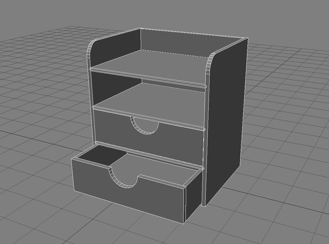 ArtStation - Desk Shelf | Game Assets