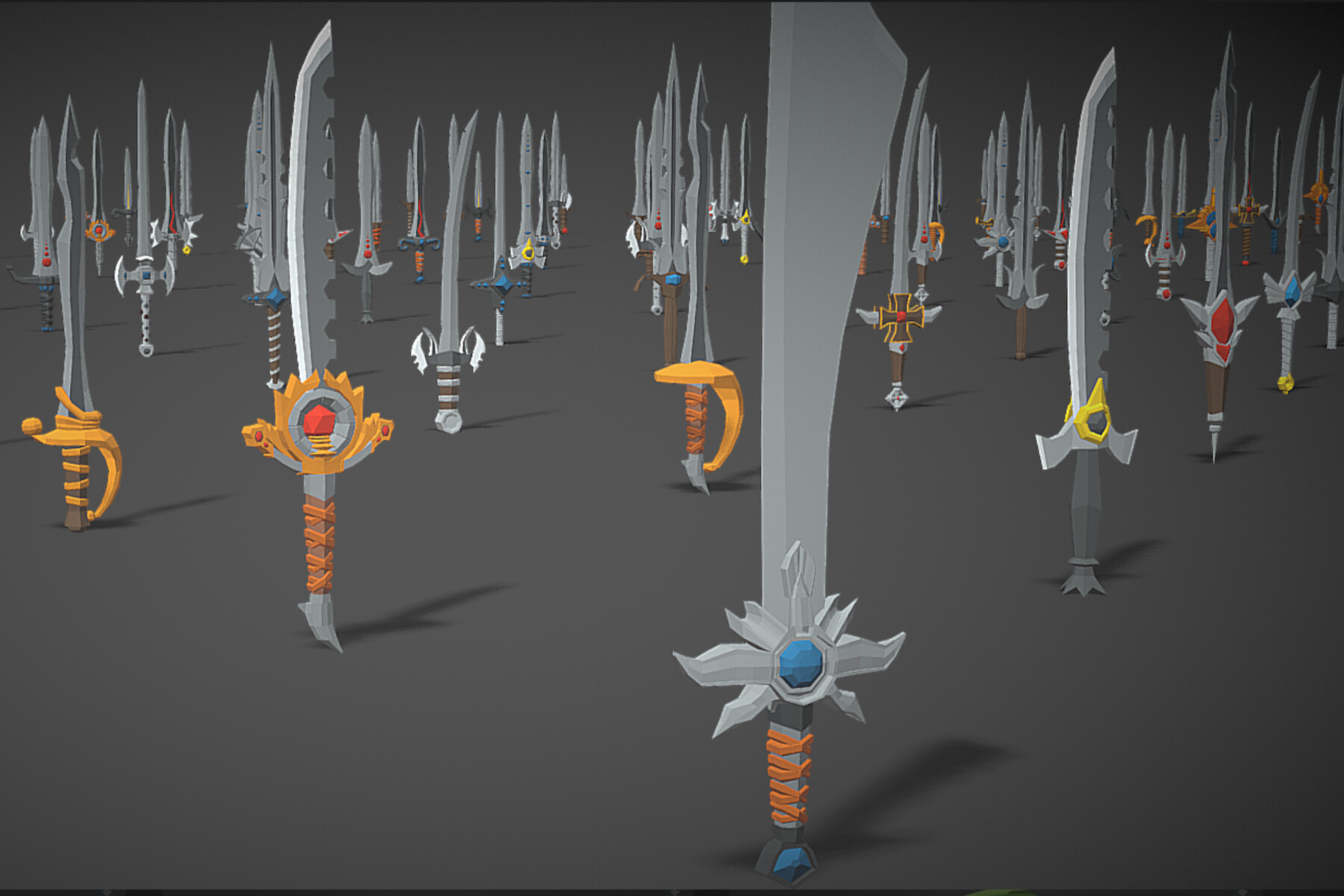 ArtStation - Modular Swords Mega Pack - 1200 Swords And Components ...