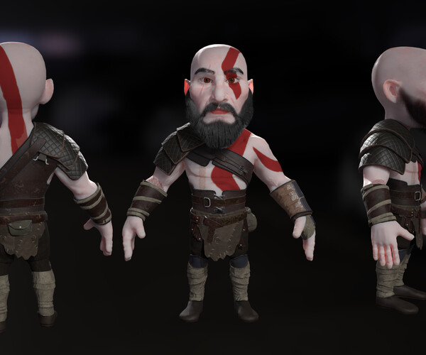 ArtStation - Kratos (Stylized) V- 1.0 | Resources