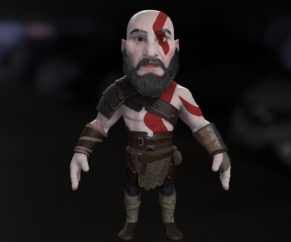 ArtStation - Kratos (Stylized) V- 1.0 | Resources