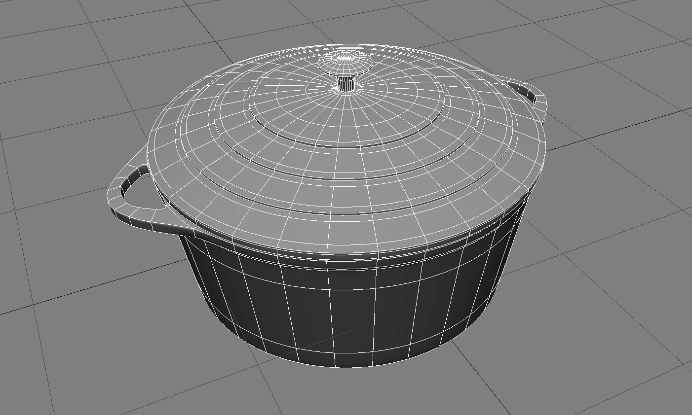 ArtStation - Blue Cooking Pot 3D Model | Game Assets