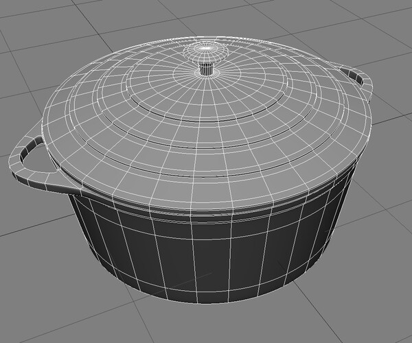ArtStation - Blue Cooking Pot 3D Model | Game Assets