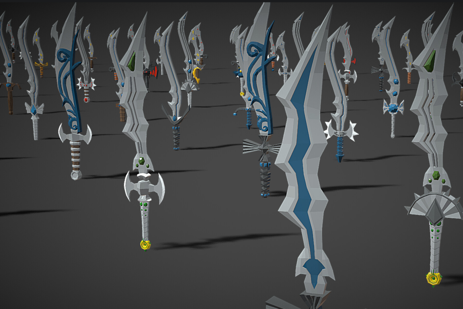ArtStation - Modular Swords Mega Pack - 1200 Swords And Components ...