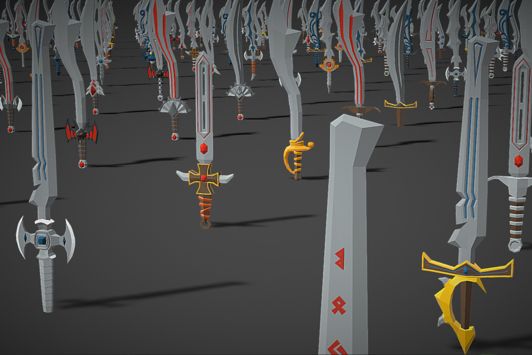 ArtStation - Modular Swords Mega Pack - 1200 Swords And Components ...
