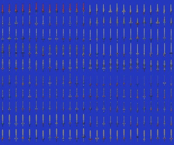 ArtStation - Modular Swords Mega Pack - 1200 Swords And Components ...