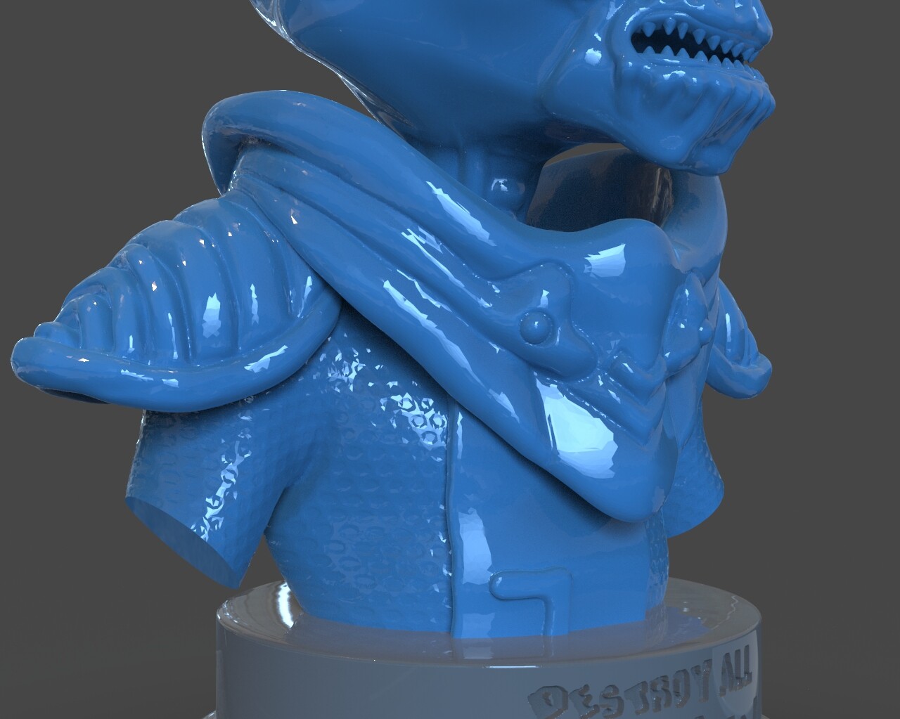 ArtStation - Crypto 137 Destroy all Humans Bust | Resources