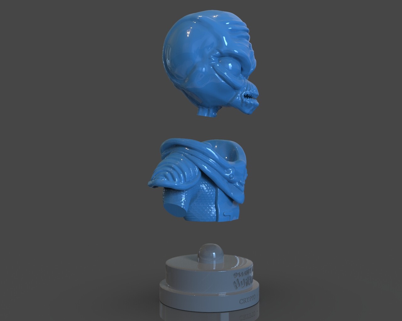 ArtStation - Crypto 137 Destroy all Humans Bust | Resources
