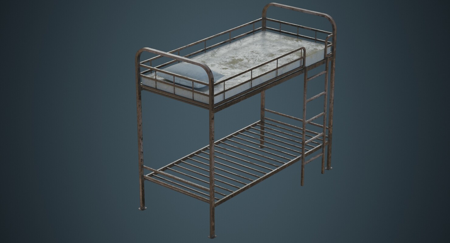 ArtStation - Bunk Bed 3B | Game Assets