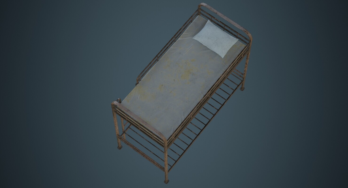 ArtStation - Bunk Bed 3B | Game Assets
