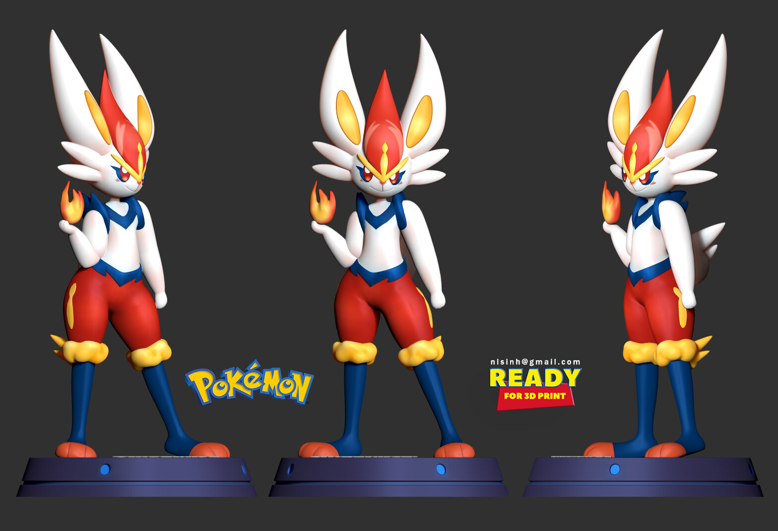 ArtStation - Cinderace - Pokemon Fanart | Resources