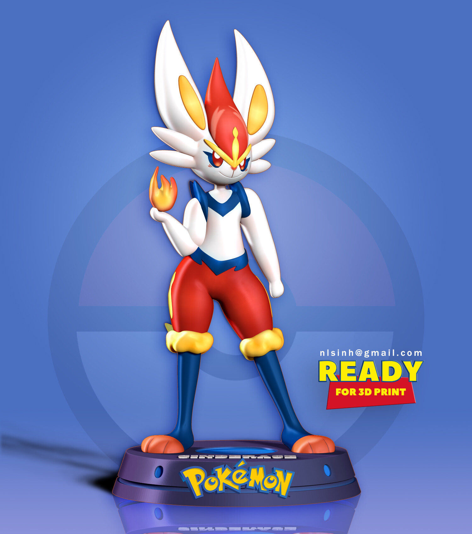 ArtStation - Cinderace - Pokemon Fanart | Resources