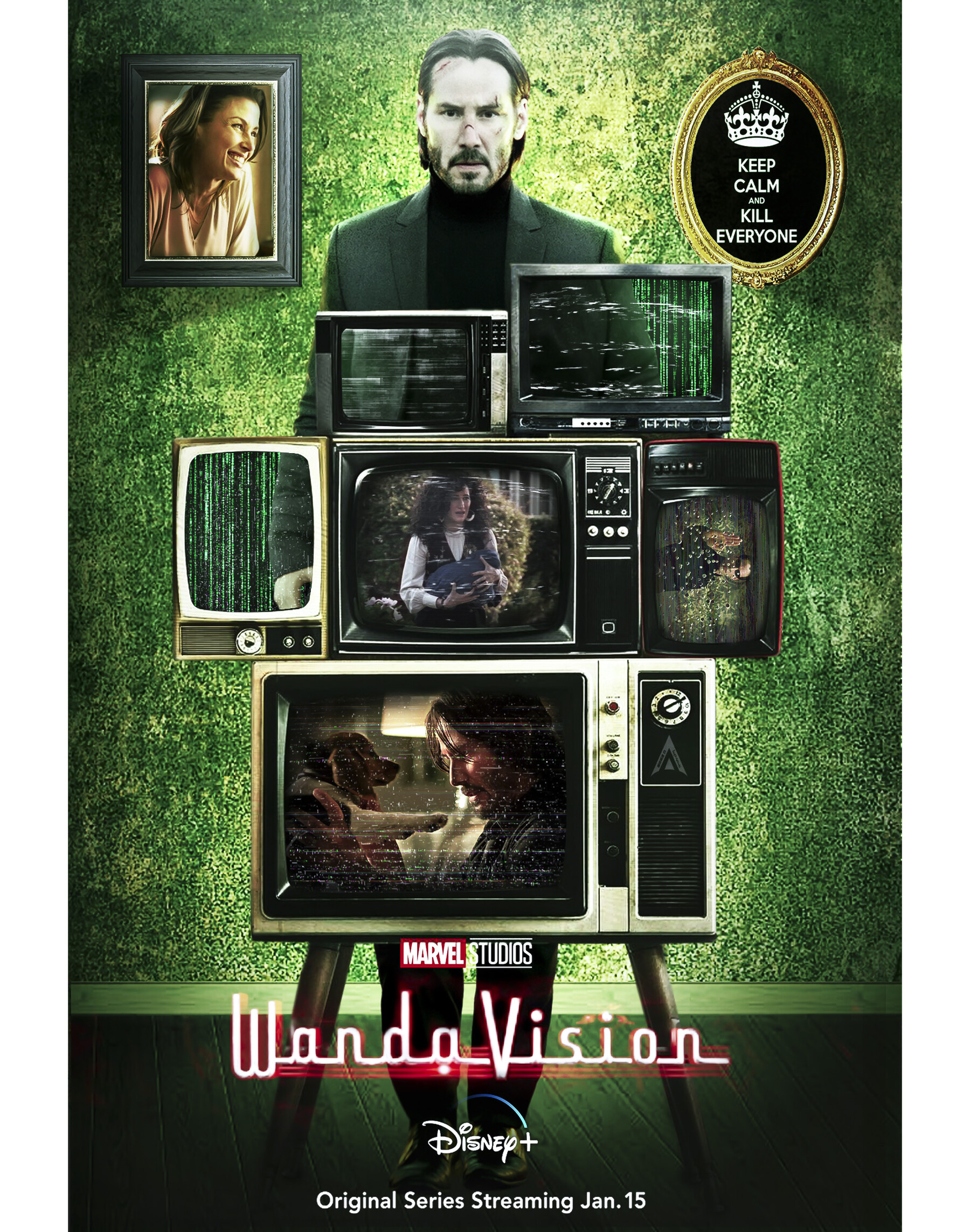ArtStation - Marvel studios - WandaVision Artwork Template | Resources