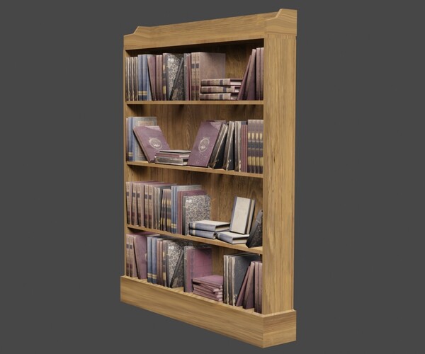 ArtStation - Bookcase | Game Assets