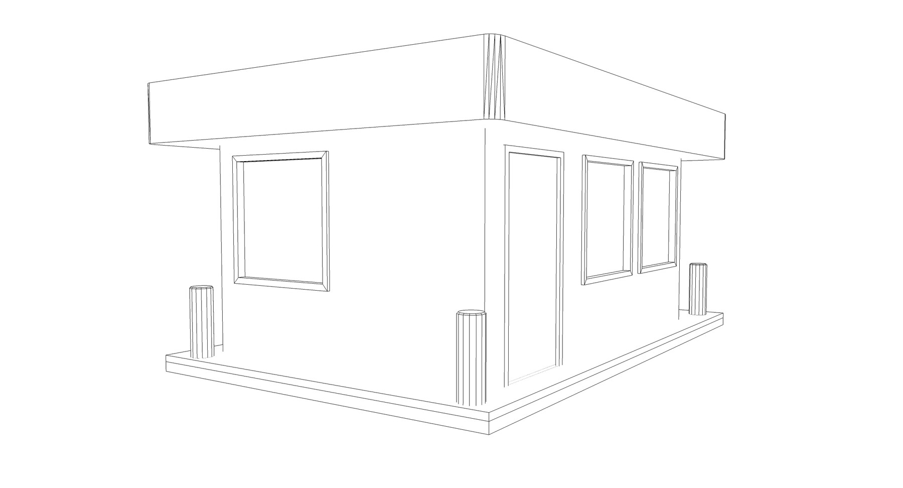 ArtStation - Guard Booth | Game Assets