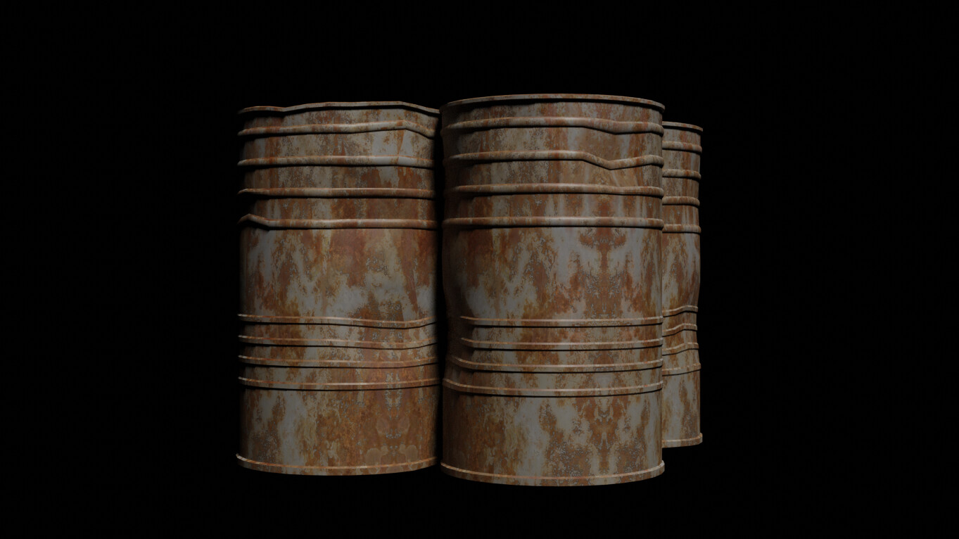 ArtStation - rusted barrel | Resources