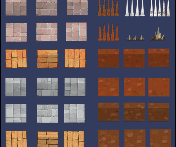 ArtStation - map tileset 2d | Game Assets