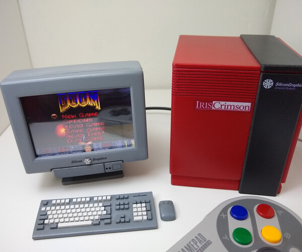 ArtStation - Silicon Graphics Monitor Raspberry Pi Case | Resources