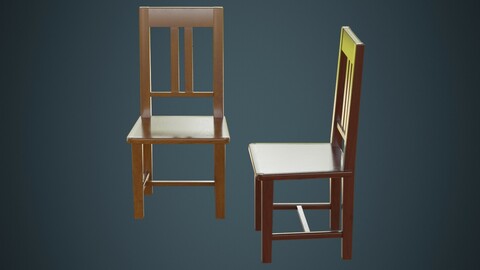 ArtStation - Kitchen Chair 3A | Game Assets