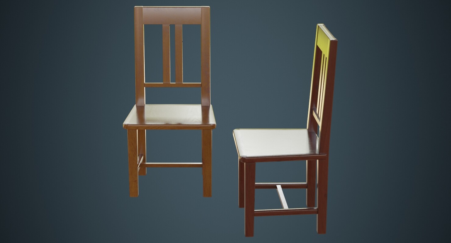 ArtStation - Kitchen Chair 3A | Game Assets