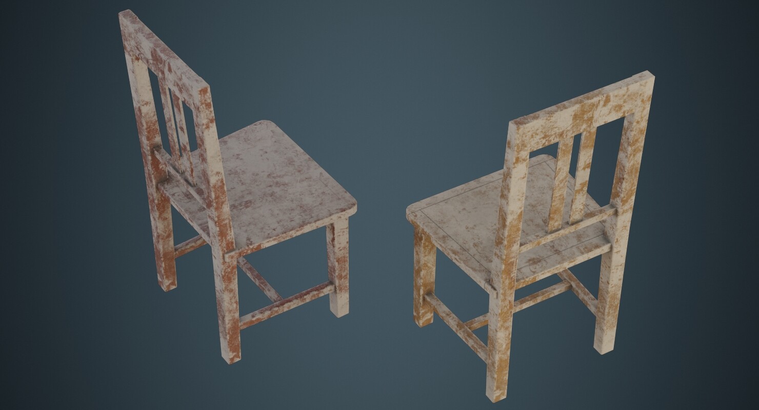 ArtStation - Kitchen Chair 3B | Game Assets