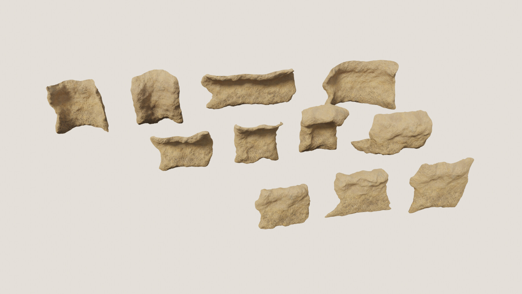 ArtStation - Environmental Rocks Pack Vol.1 - Game Ready and PBR | Game ...