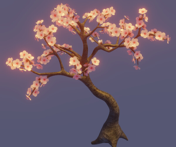 ArtStation - cherry tree | Game Assets