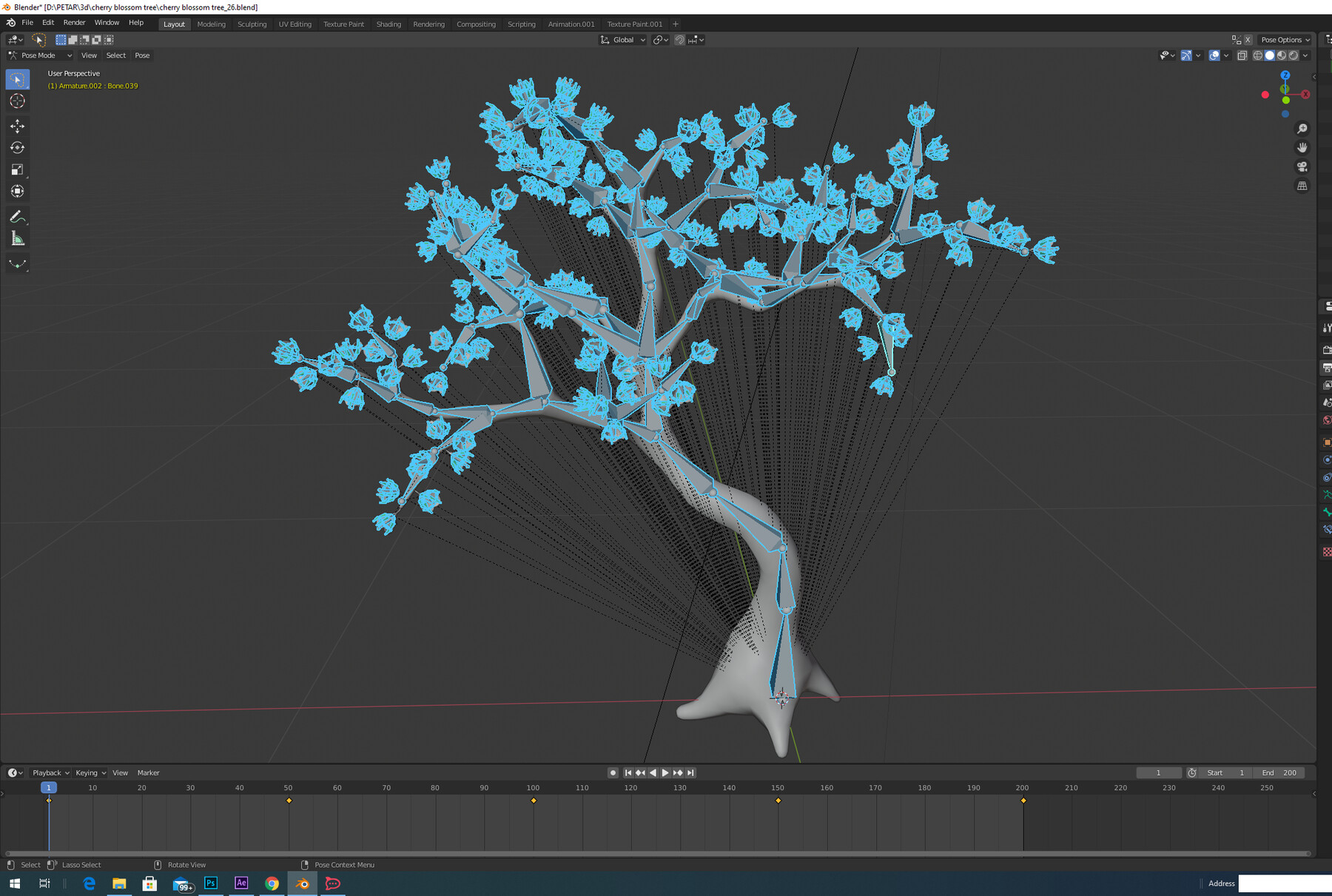ArtStation - cherry tree | Game Assets