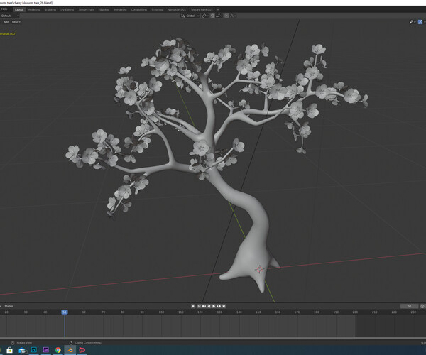ArtStation - cherry tree | Game Assets